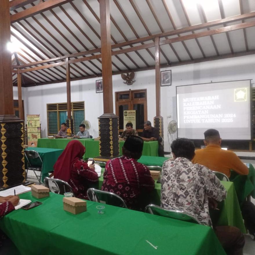 Musyawarah Rencana Kerja Pemerintah - Kalurahan KULUR